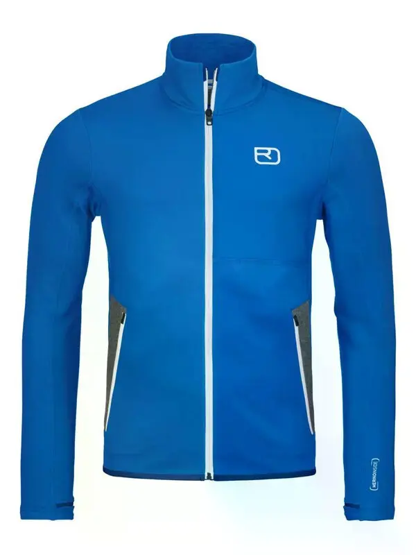 ORTOVOX Zip-up Fleece Jacket - Blue