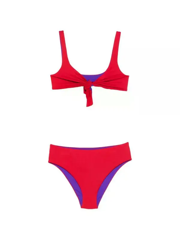 FISICO Knot-detail Bikini - Red