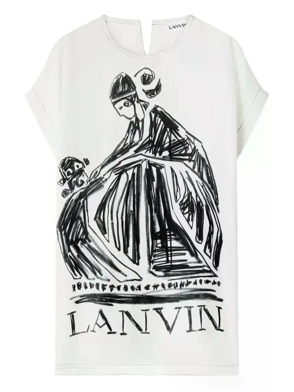LANVIN Gaphic-print T-shirt