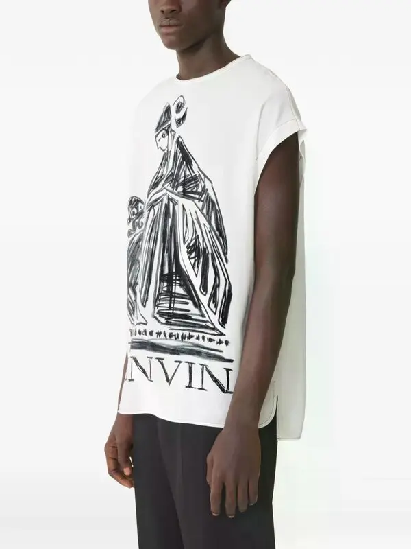 LANVIN Mother And Daughter Printed T-shirt