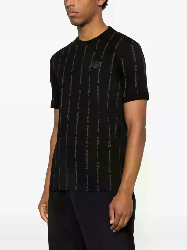 Emporio Armani Logo-pattern T-shirt