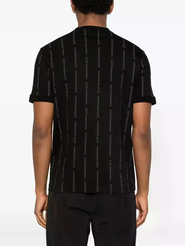 Emporio Armani Logo-pattern T-shirt