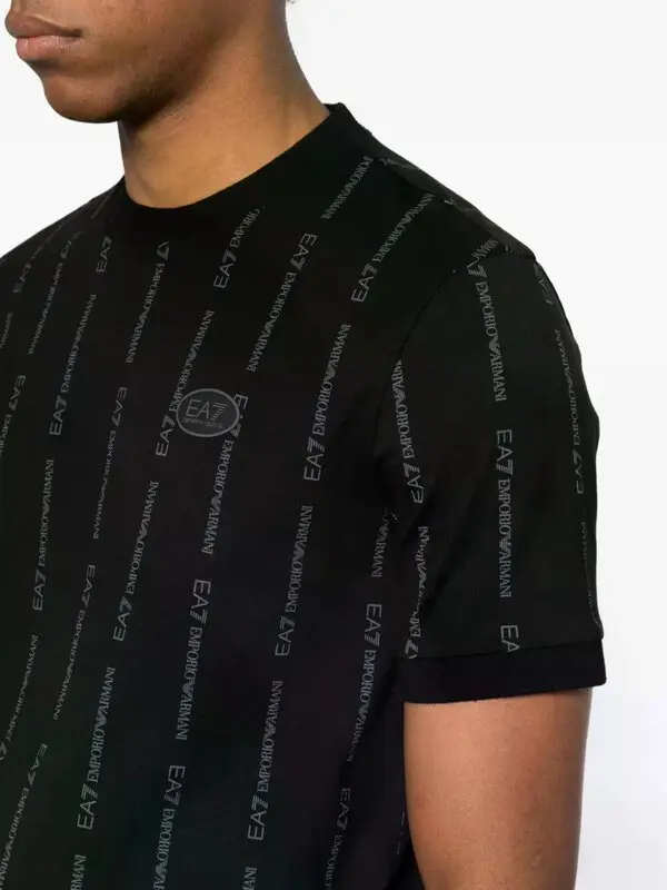 Emporio Armani Logo-pattern T-shirt