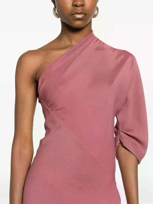 CORTANA Aldara One-shoulder Maxi Dress