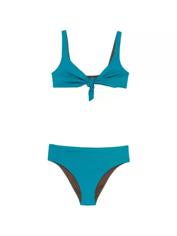 FISICO Knot-detail Two-piece Bikini - Blue