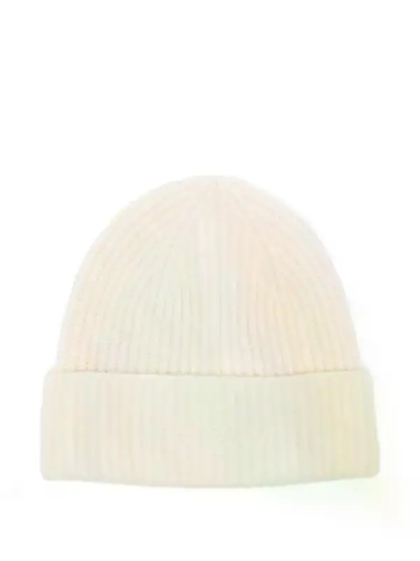 MC2 SAINT BARTH Ribbed-knit Beanie - Neutrals