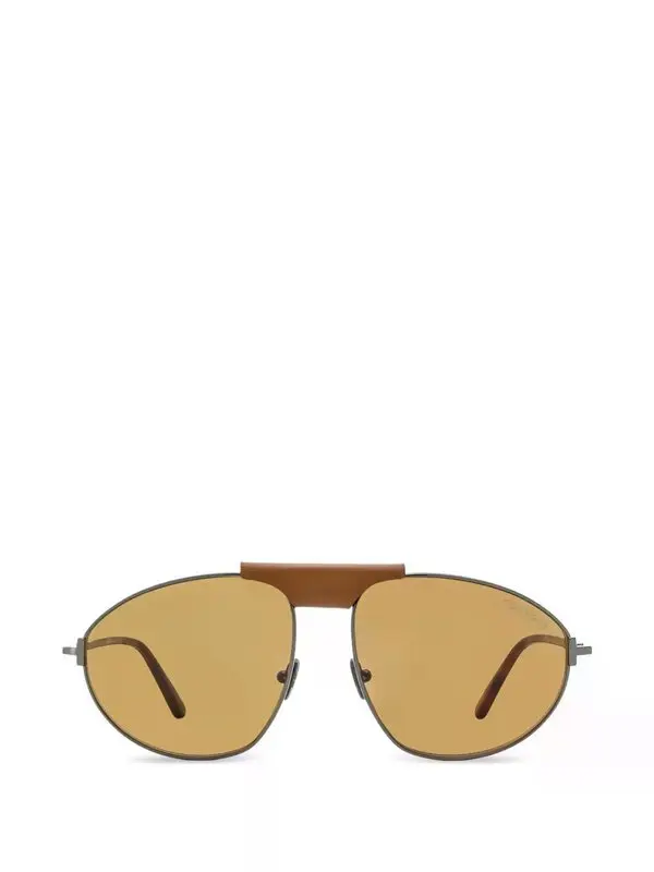 TOM FORD Pilot-frame Sunglasses - Brown