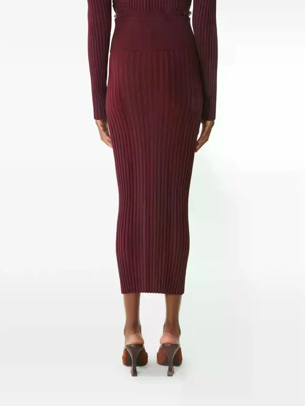 LANVIN Ribbed Midi Skirt