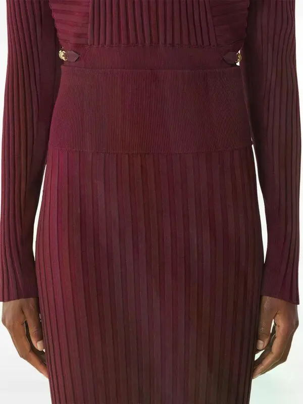 LANVIN Ribbed Midi Skirt