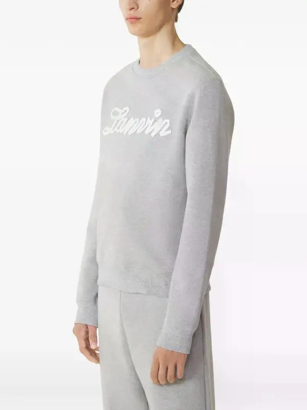 LANVIN Logo-detail Crew-neck Sweatshirt