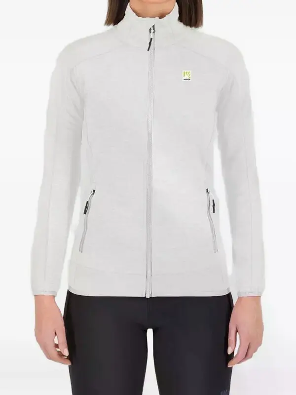 KARPOS Long-sleeve Zip-up Sweatshirt - White