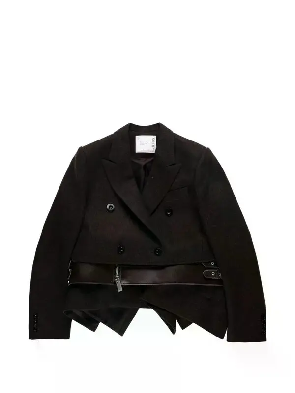 Sacai Wool Jacket - Brown