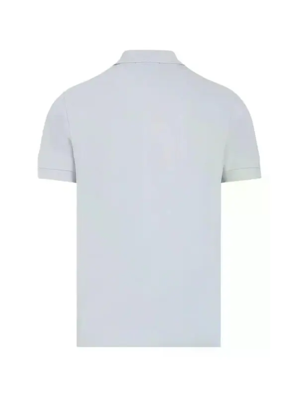 Stone Island Logo-patch Polo Shirt - Blue