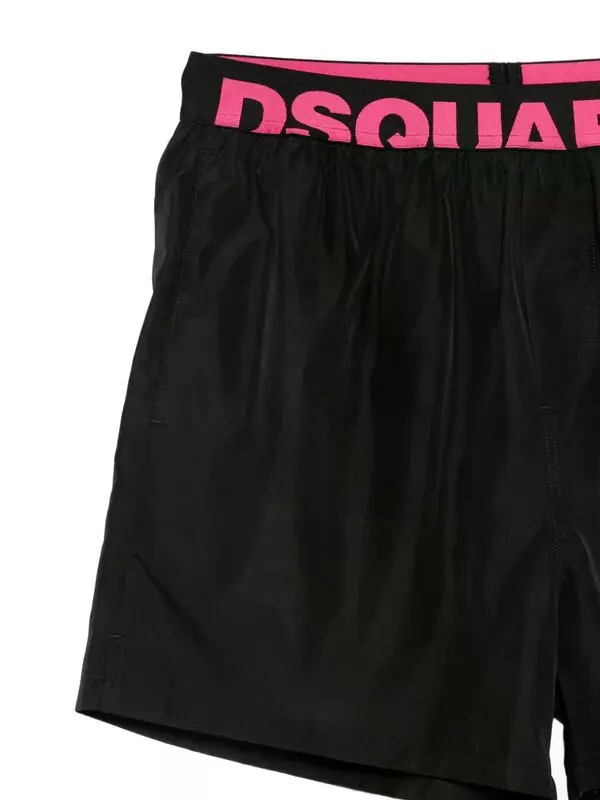 Dsquared2 Logo Waistband Swim Shorts