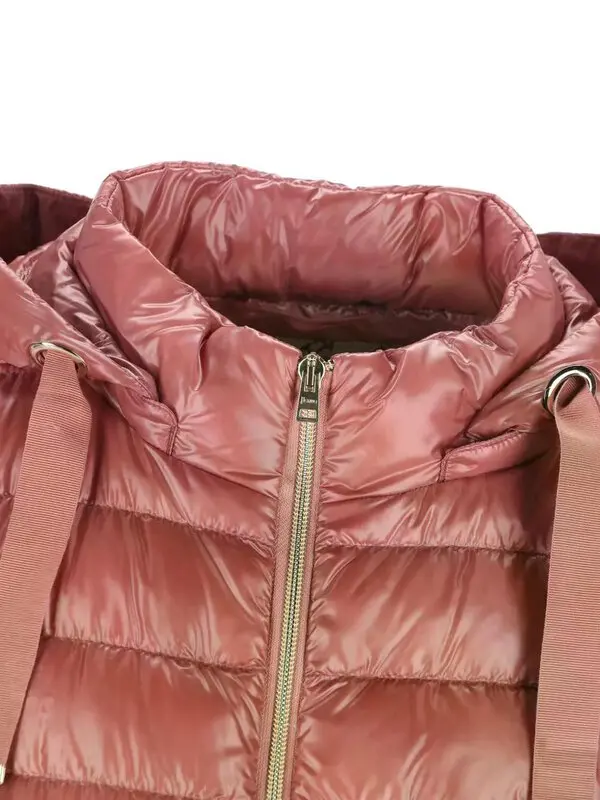 Herno Hooded Down Gilet - Pink