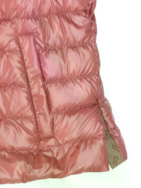 Herno Hooded Down Gilet - Pink