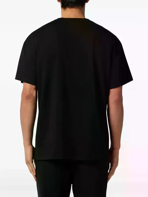 PLEIN SPORT Round Neck Scratch T-shirt