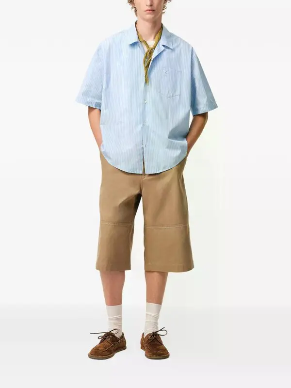 AMI Paris Cotton Short Sleeve De Coeur Boxy Shirt