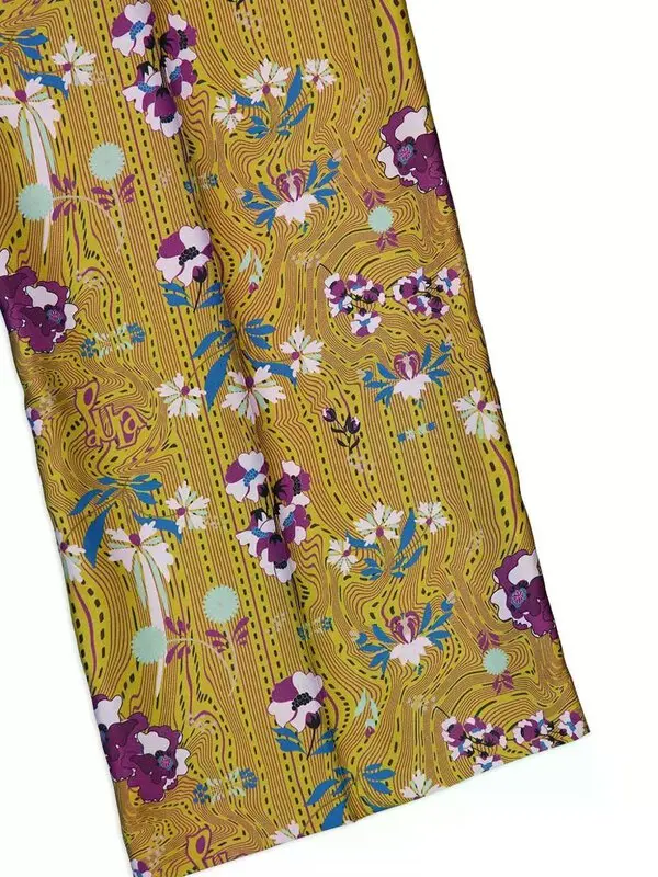 PAULA Sonia Floral-print Trousers - Brown