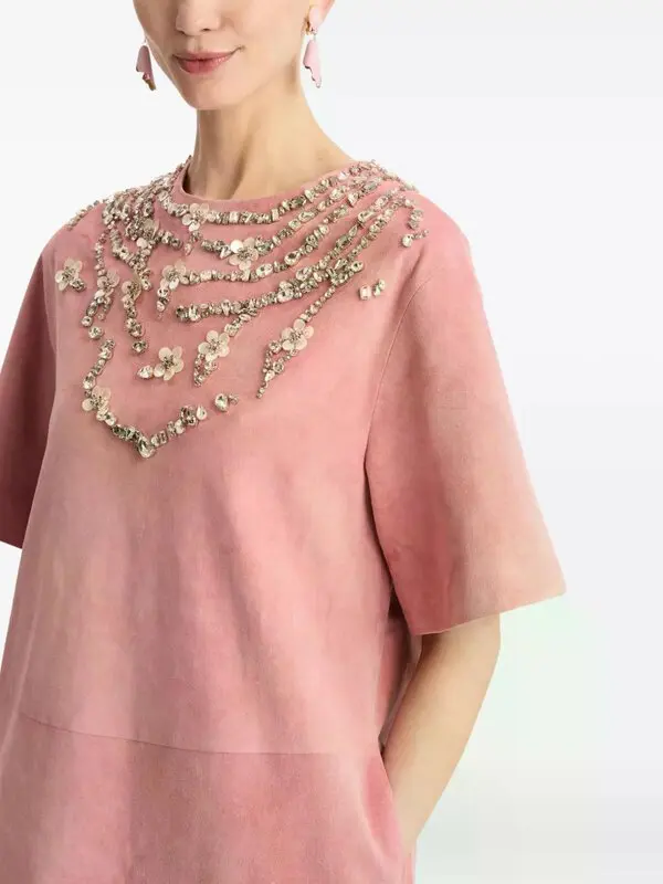 Oscar De La Renta Crystal-embellished Mini Dress