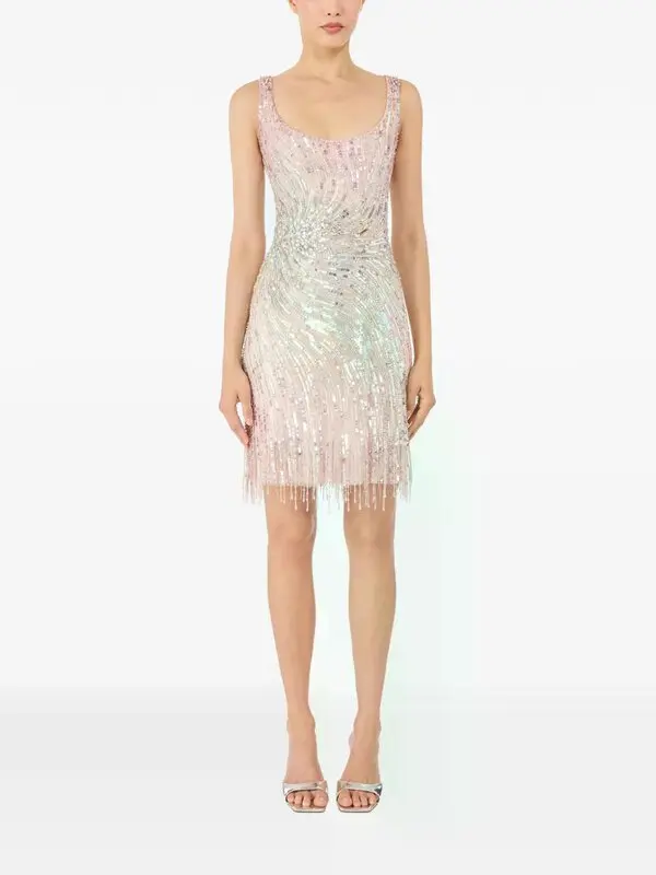 Jenny Packham Sequin-embellished Mini Dress - Pink