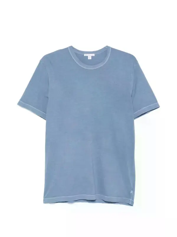 JAMES PERSE Crew-neck Short-sleeved T-shirt - Blue