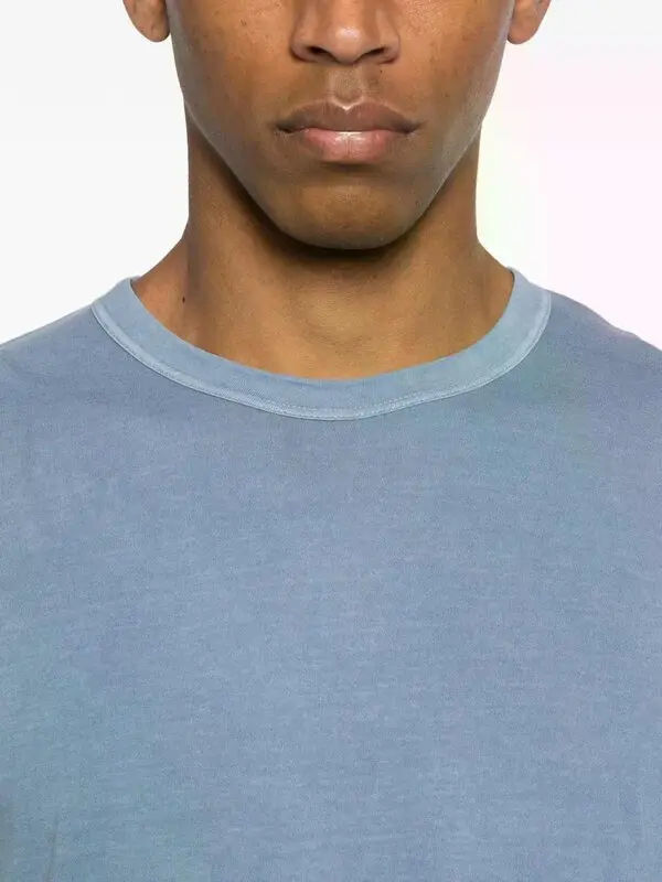 JAMES PERSE Crew-neck Short-sleeved T-shirt - Blue