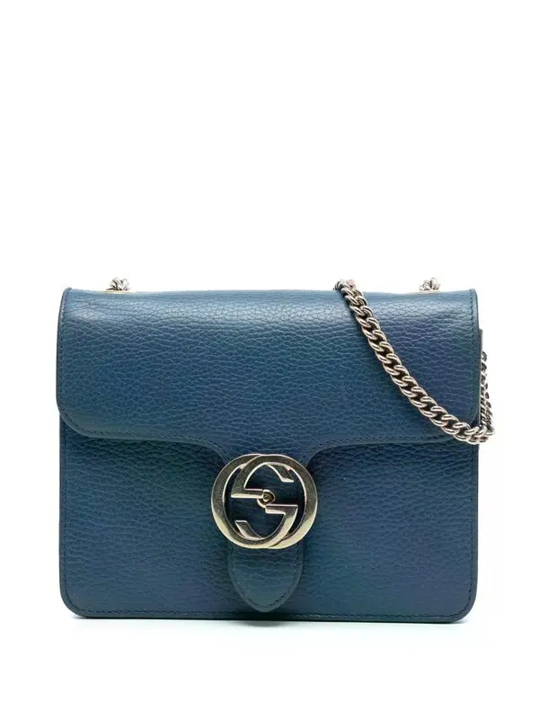 Gucci Small Interlocking G Crossbody Bag - Blue