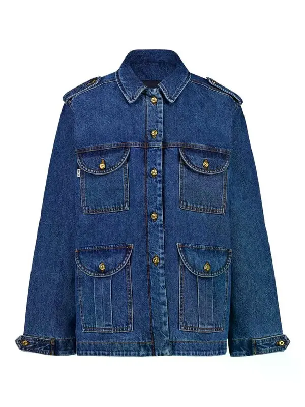 BLAZÉ MILANO Sahariana Denim Jacket - Blue