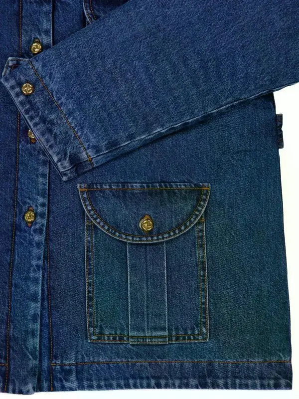 BLAZÉ MILANO Sahariana Denim Jacket - Blue