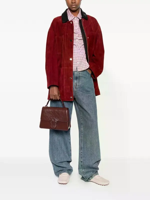 Pinko Love One Logo-plaque Tote Bag - Red