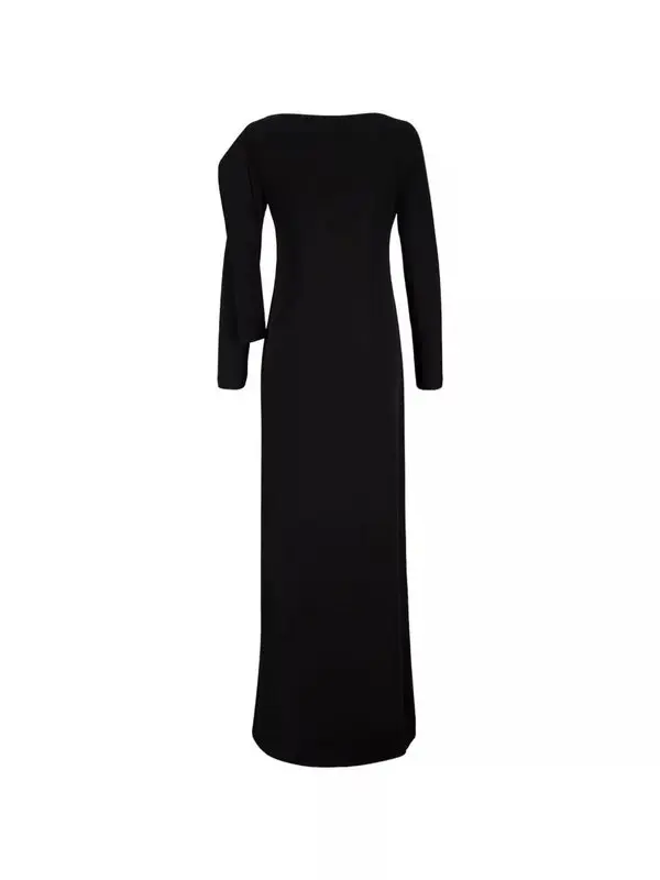 COURREGES Buckled Long-sleeve Maxi Dress