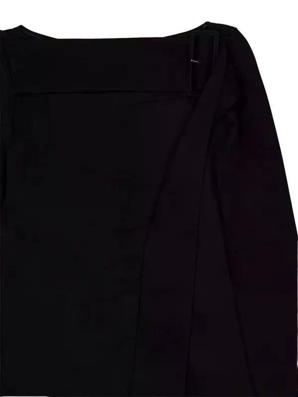 COURREGES Buckled Long-sleeve Maxi Dress