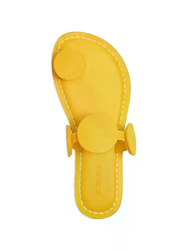 Bernardo New Moon Round-toe Sandals - Yellow