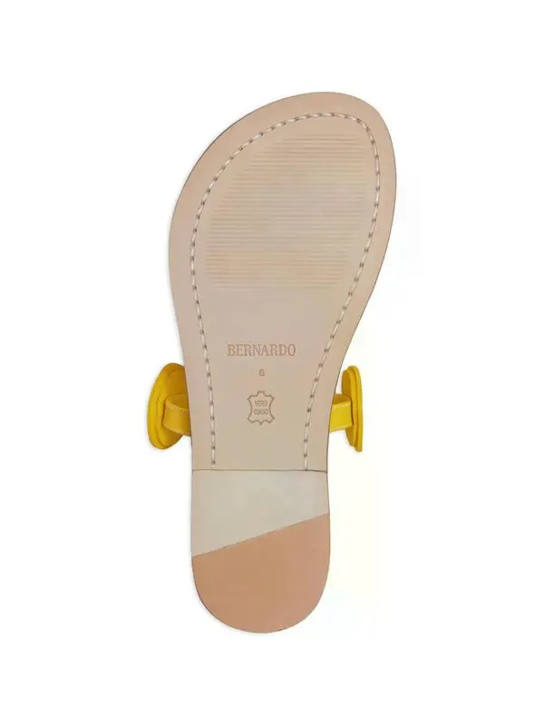 Bernardo New Moon Round-toe Sandals - Yellow