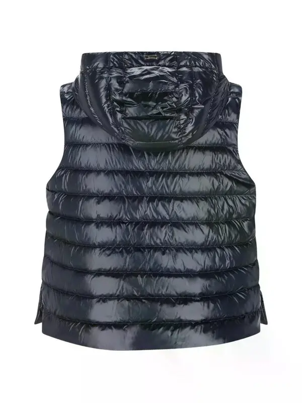 Herno Quilted Hooded Jacket - Blue