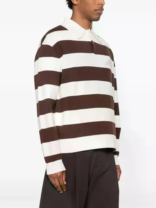 Axel Arigato Rey Striped Logo Polo Shirt