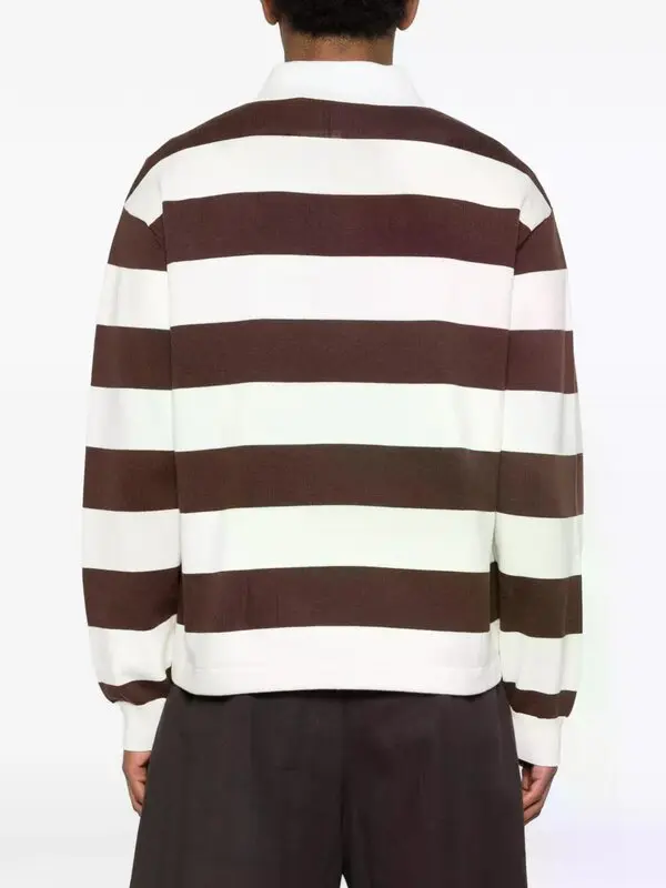 Axel Arigato Rey Striped Logo Polo Shirt