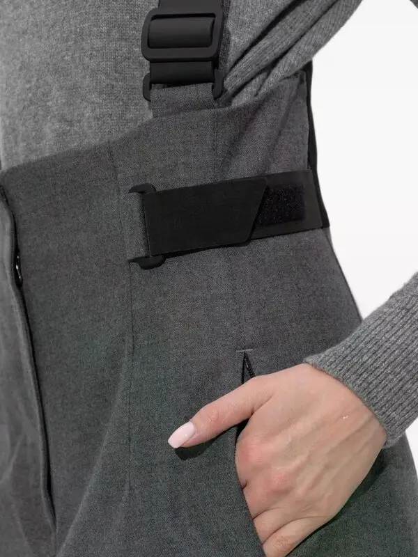 Sease Aoraki Ski Trousers With Suspenders - Grey