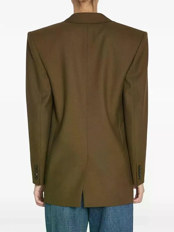 Saint Laurent Single-breasted Wool Jacket