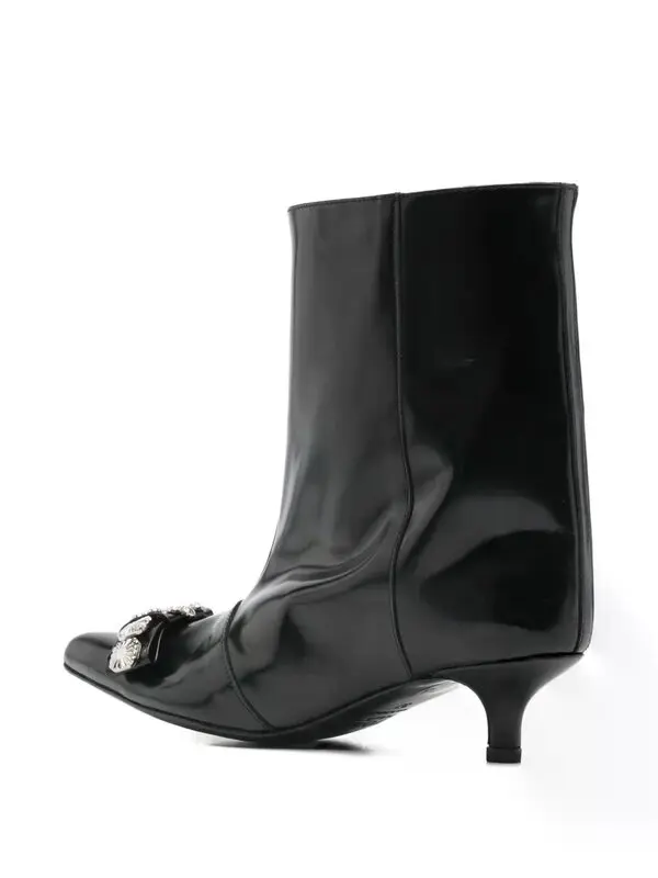 Toga Toe-embellishment Leather Boots