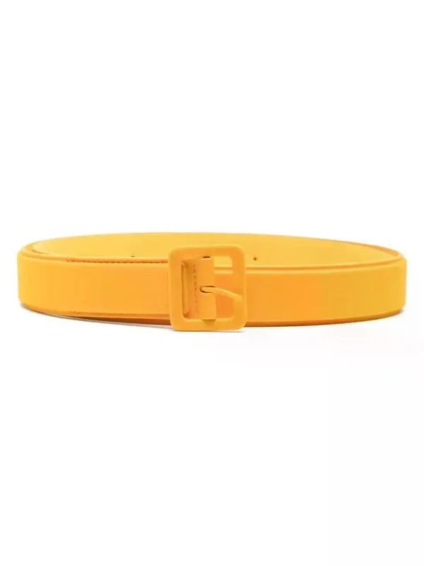 Issey Miyake Buckled Canvas Belt - Orange