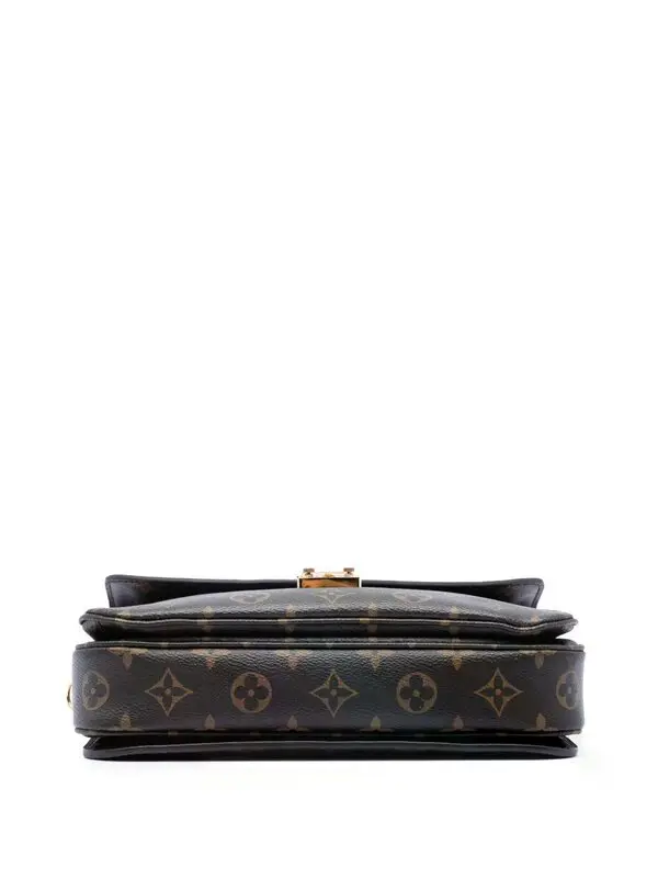 LOUIS VUITTON 2017 Monogram Pochette Metis Satchel - Brown