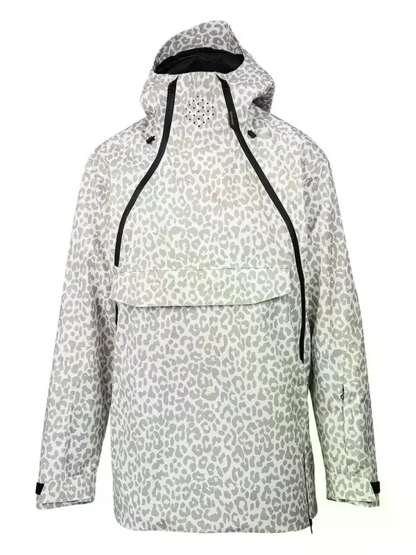 BRUNOTTI Leopard Print Hooded Ski Jacket