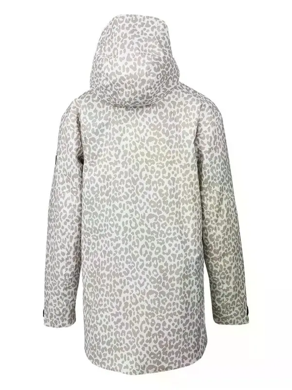 BRUNOTTI Leopard Print Hooded Ski Jacket