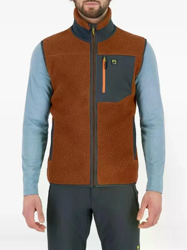 KARPOS Moiazza Retro Fleece Gilet - Brown