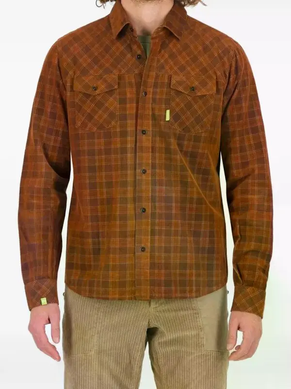 KARPOS Faina Check Pocket Shirt - Brown
