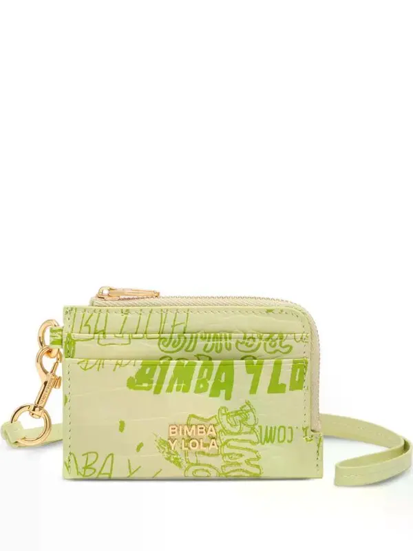 Bimba Y Lola Logo-plaque Wallet - Neutrals