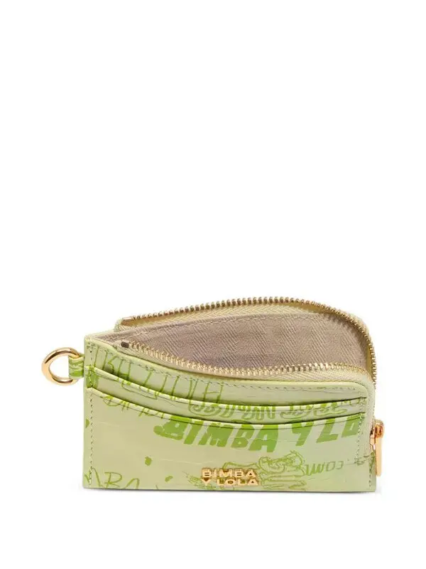 Bimba Y Lola Logo-plaque Wallet - Neutrals