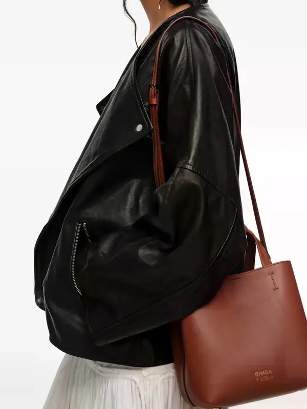 Bimba Y Lola Small Leather Tote Bag
